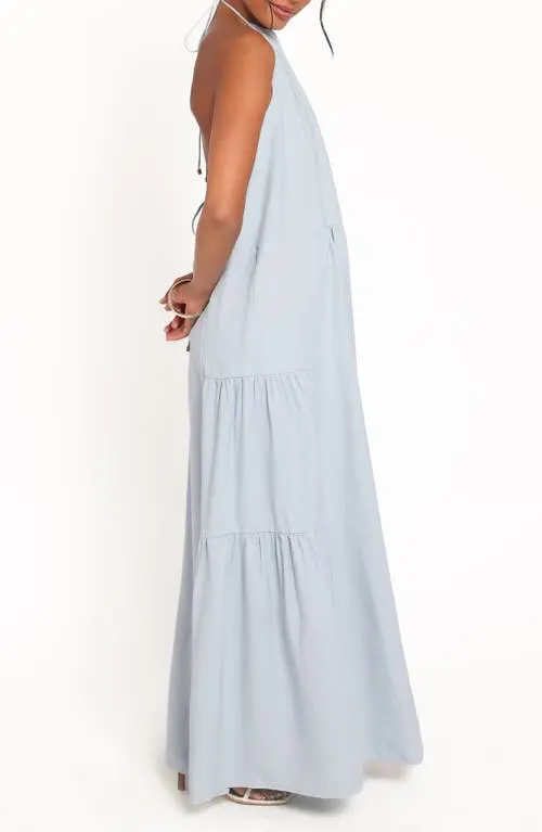 PETAL & PUP Halter Maxi Dress