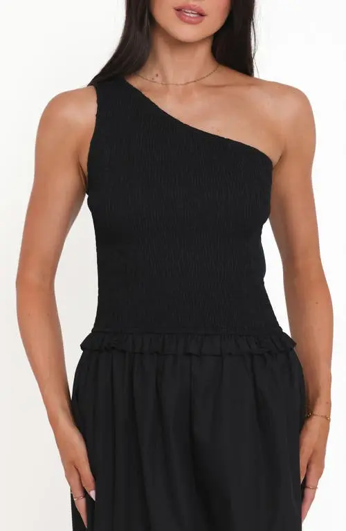 PETAL & PUP One-shoulder Maxi Dress