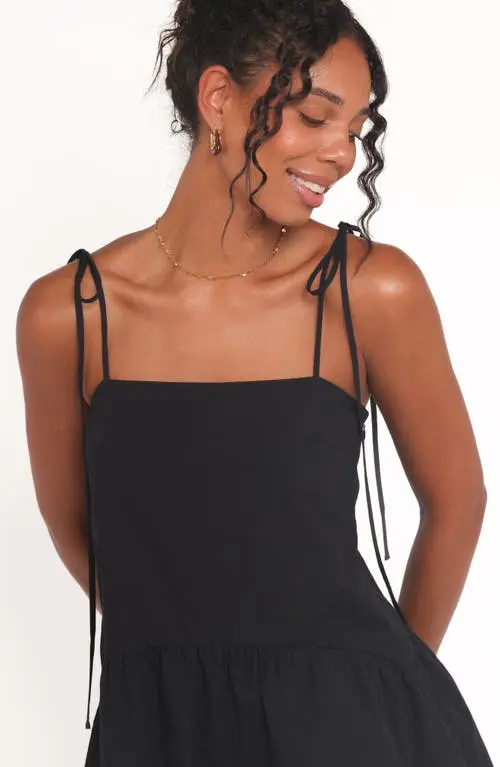 PETAL & PUP Rubie Tie Strap Cotton Romper