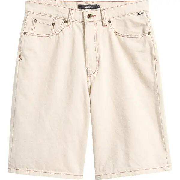 VANS Check-5 Baggy Denim Shorts - Natural Seed