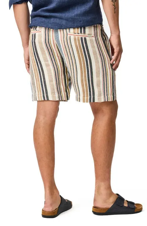 Rodd & Gunn Gifford Stripe Cotton Blend Drawstring Shorts