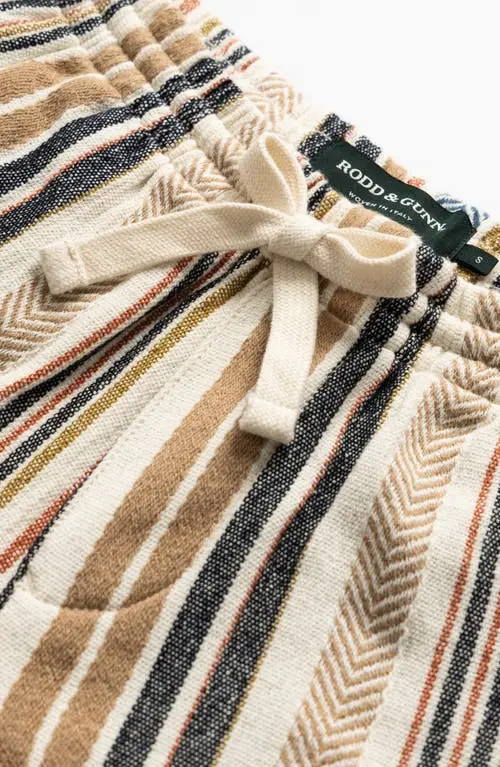 Rodd & Gunn Gifford Stripe Cotton Blend Drawstring Shorts