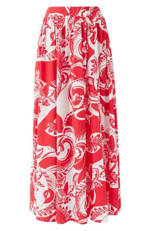 Melissa Odabash Shiloh Printed Maxi Skirt