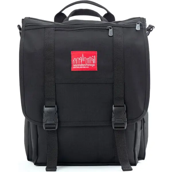 MANHATTAN PORTAGE Commuter Laptop Bag - Black