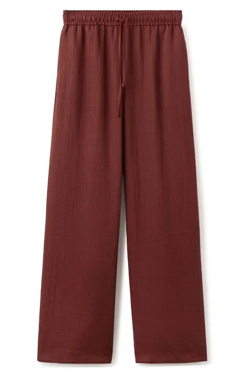 Mango High Waist Palazzo Pants