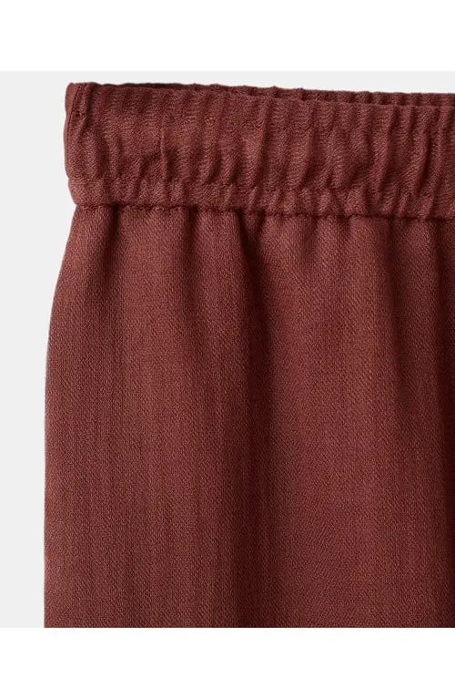 Mango High Waist Palazzo Pants