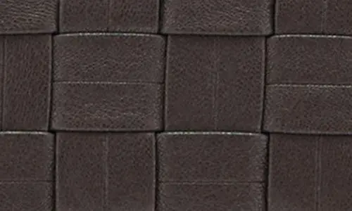 Mango Braided Faux Leather Frame Clutch