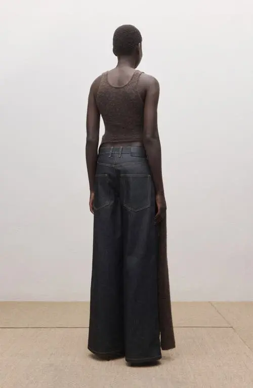 Mango Mid-rise Wide-leg Jeans - Open Blue