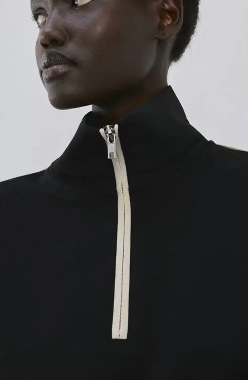 Mango Half-zip Relaxed Fit Sweatshirt