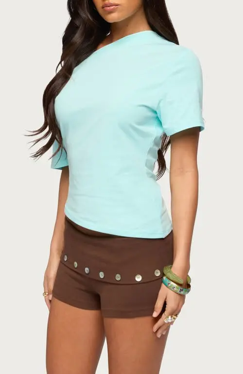 EDIKTED One-shoulder Asymmetric Hem Top