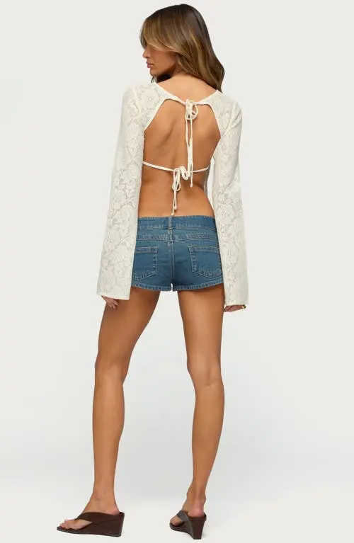 EDIKTED Flaura Lace Top