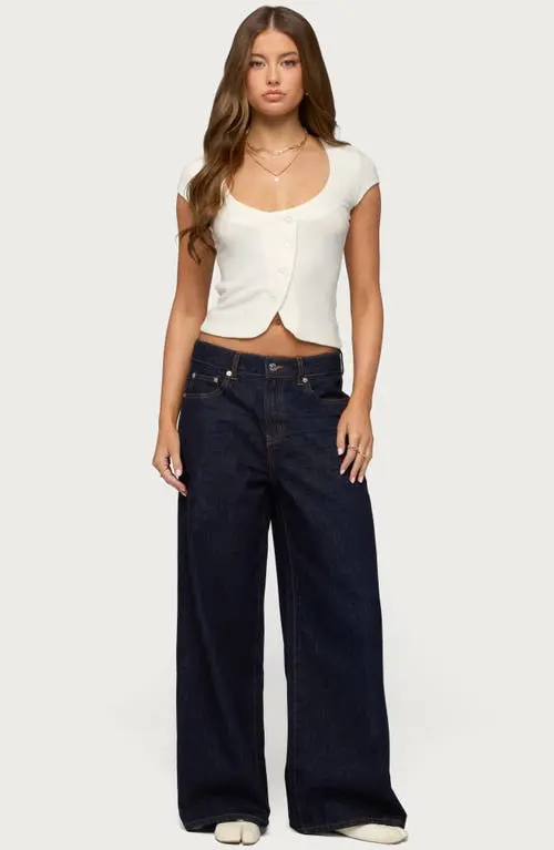 EDIKTED Juanita Low Rise Baggy Jeans