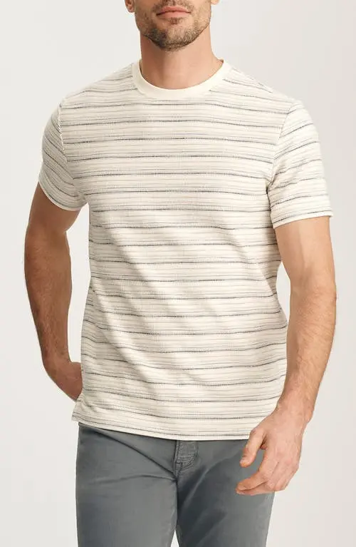 34 Heritage Feeder Stripe Cotton Blend T-shirt - Beige