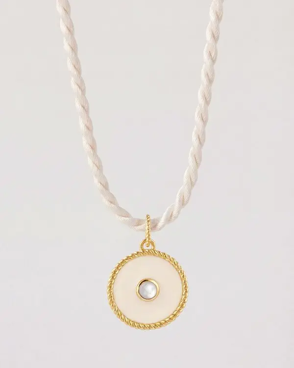 SOPHIE BLAKE Ella Moonstone Pendant - Gold