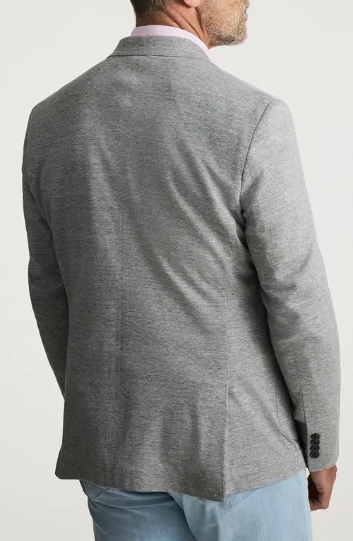 34 Heritage Matteo Slim-fit Piqué Sport Coat - Gray