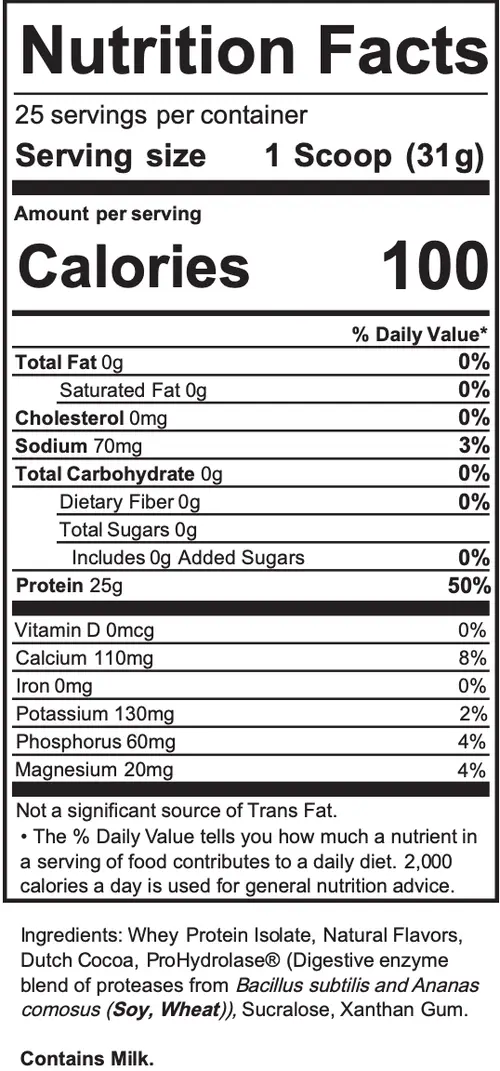SWOLVERINE Whey Protein Isolate - Churro