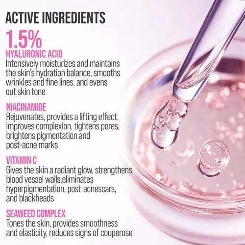 7DAYS Face Moisturizer With Hyaluronic Acid For Moisturizing & Hydrating With 3d Massage Applicator