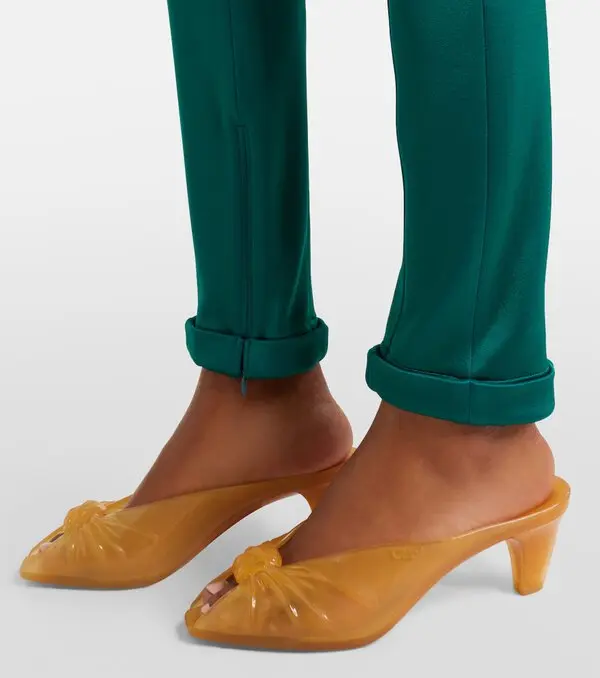 Chloé Jelly Mules - Brown