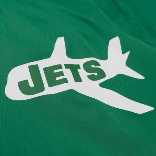 Mitchell & Ness New York Jets Coaches Full-snap Hooded Windbreaker Jacket
