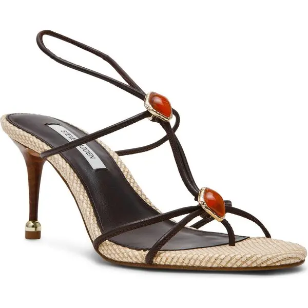 Steve Madden Ramos Slingback Sandal - Brown Multi