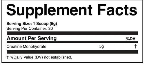 SWOLVERINE Creatine Monohydrate