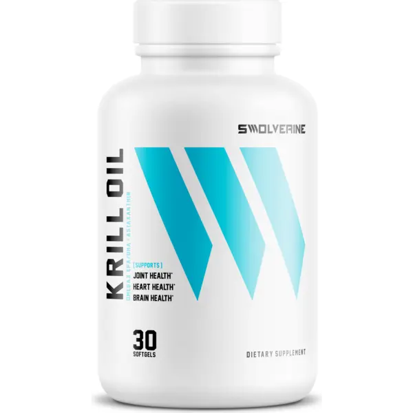 SWOLVERINE Krill Oil + Astaxanthin - Deep Red
