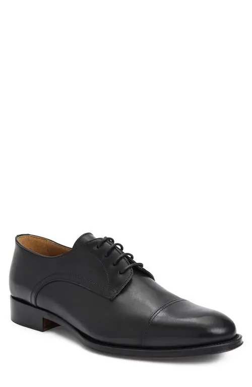 Bruno Magli Rimini Cap Toe Derby - Black Calf