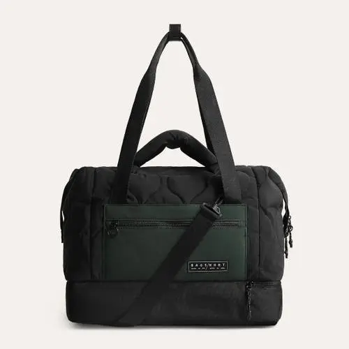 BAGSMART 34l Laptop Duffle With Shoe Compartment - Black