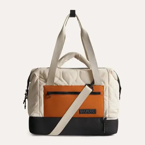 BAGSMART 34l Laptop Duffle With Shoe Compartment - Tangerine