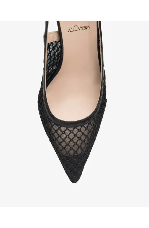 NEROGIARDINI Pointed Toe Slingback Pump - Black