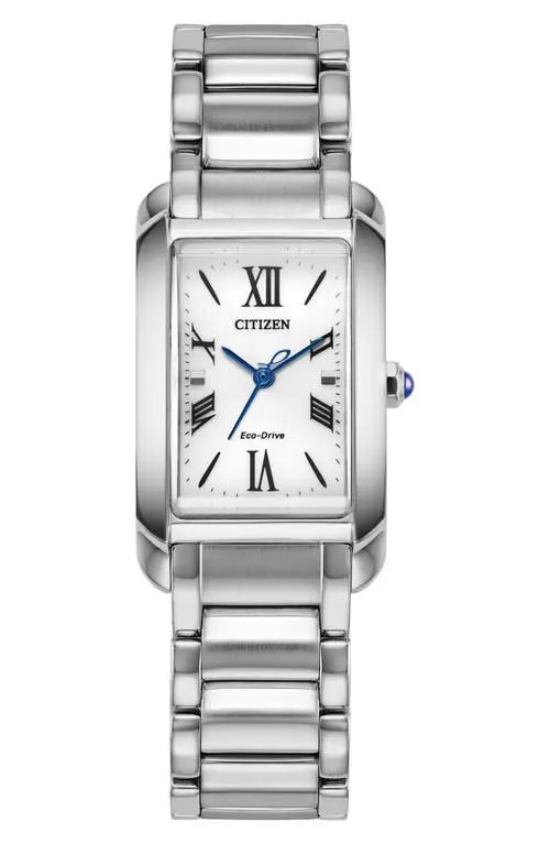 Citizen Bianca Tank Bracelet Watch - Silver-tone