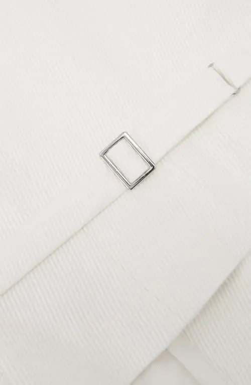 REISS Alyx Linen Blend Tailored Vest
