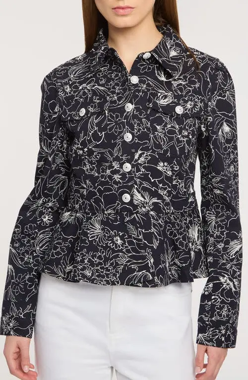Cinq À Sept Garden Doodle Liany Jacket