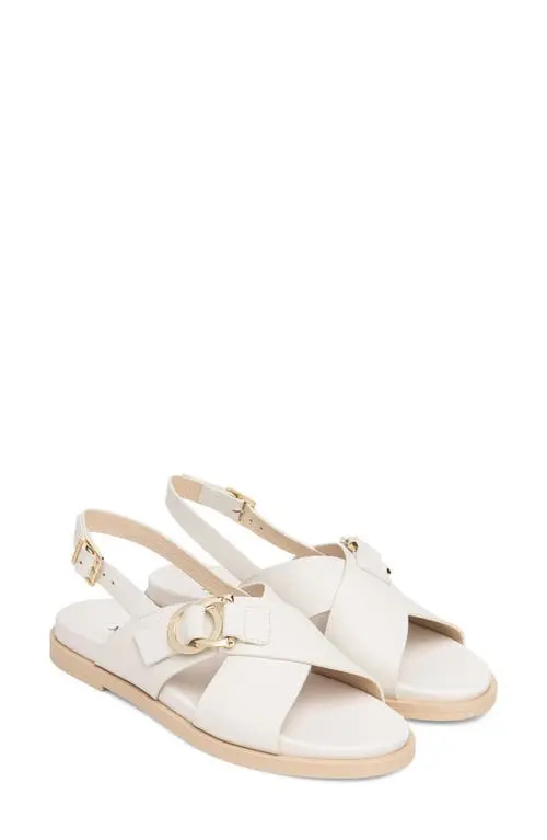 NEROGIARDINI Slingback Sandal - Cream