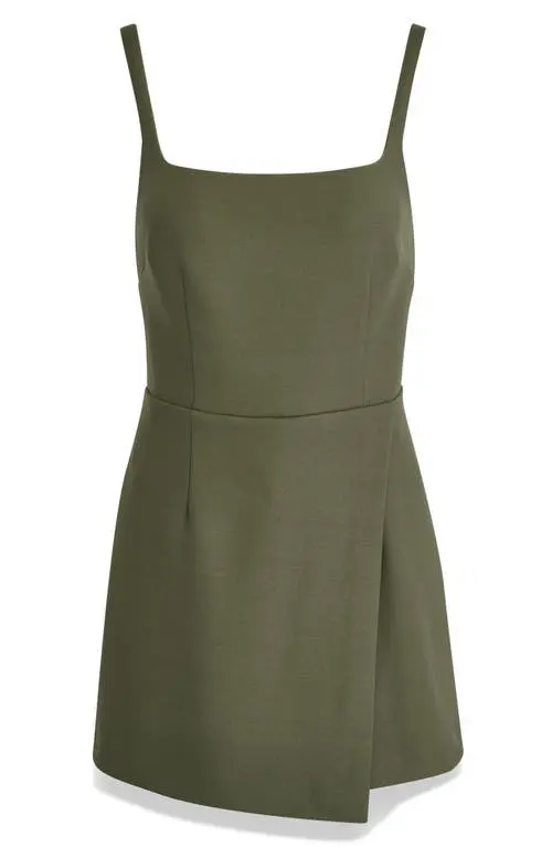 Bcbgmaxazria Square Neck Romper