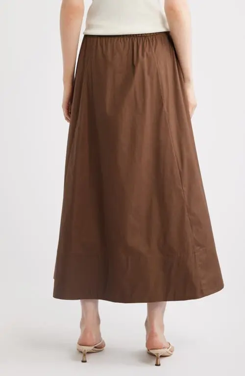 REFORMATION Cleo Midi Skirt - Pinecone