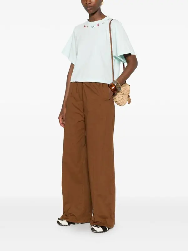 FORTE_FORTE Cotton Trousers - Brown