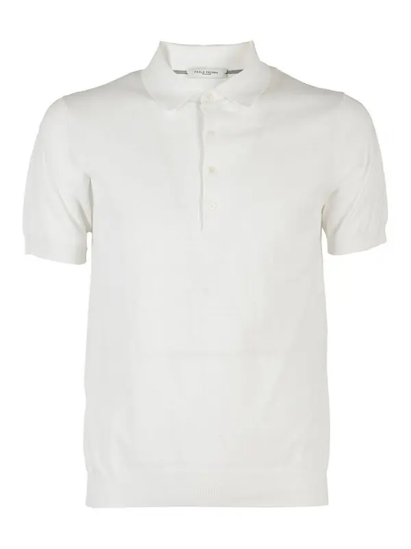 PAOLO PECORA Cotton Polo Shirt - White