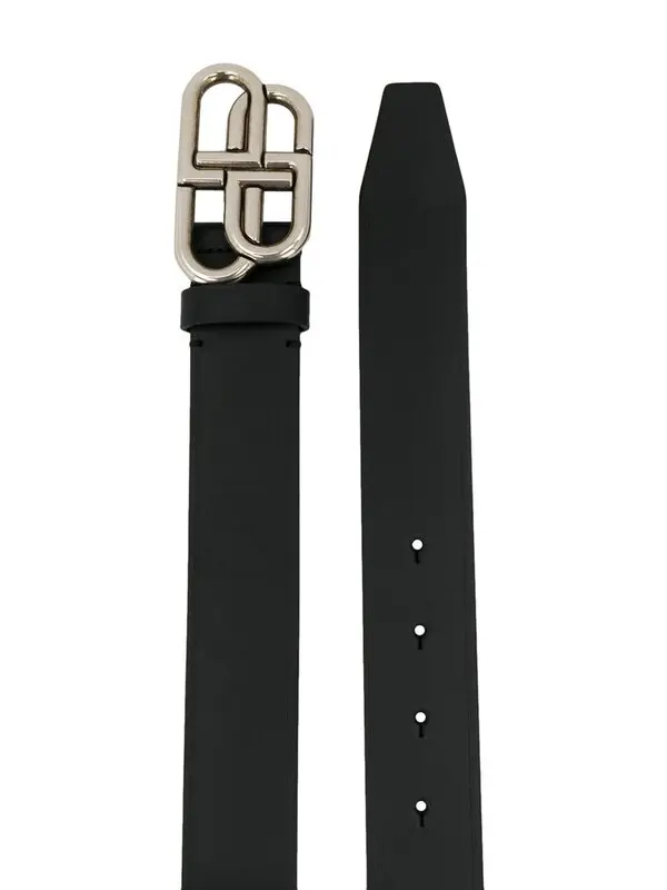 Balenciaga Wide Belt With Bb Logo