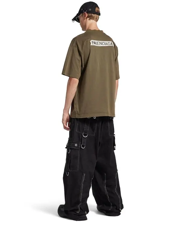 Balenciaga T-shirt Masking Tape - Beige