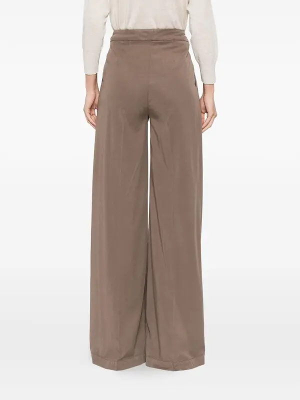 VIA MASINI 80 Linen Blend Trousers