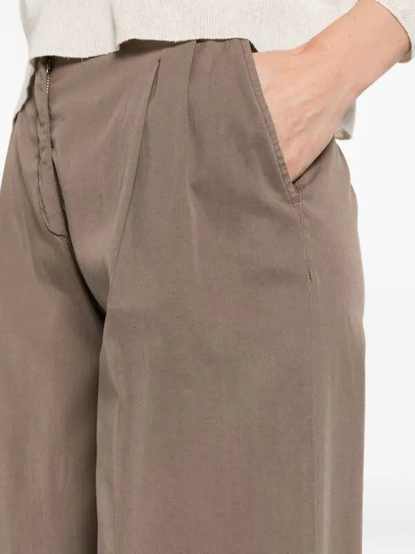 VIA MASINI 80 Linen Blend Trousers
