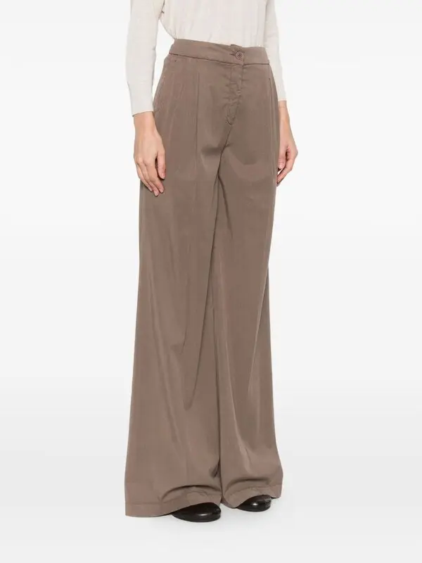 VIA MASINI 80 Linen Blend Trousers