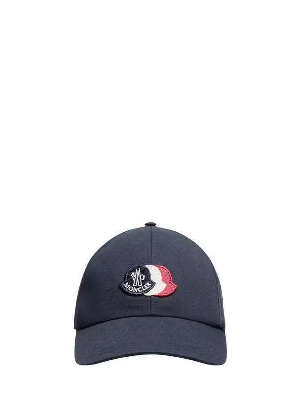 Moncler Tricolor Baseball Cap - Blue