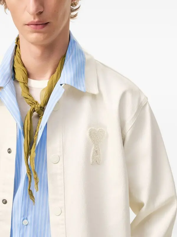 AMI Paris Overshirt With Logo