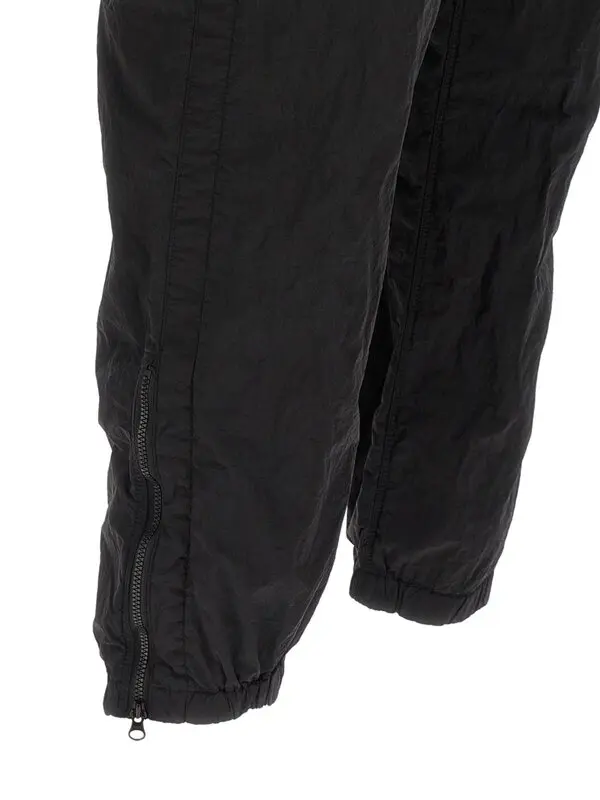 Stone Island Joggers With Logo - Black