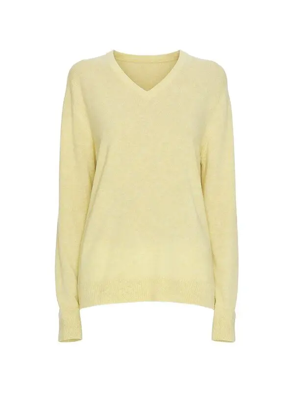 THE ROW Nian Cashmere Jumper - Yellow