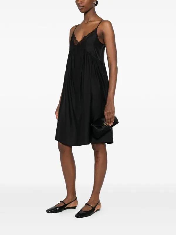 THE ROW Barett Silk Midi Dress