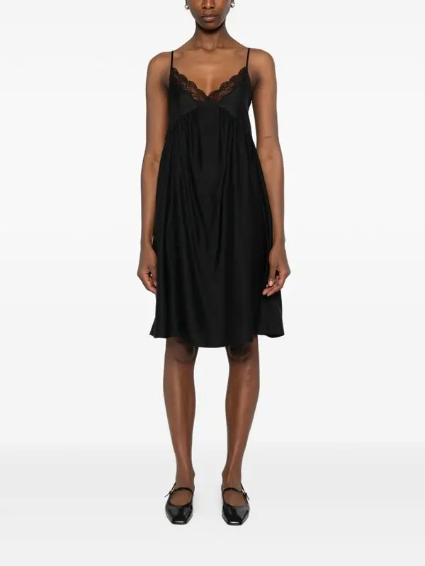 THE ROW Barett Silk Midi Dress