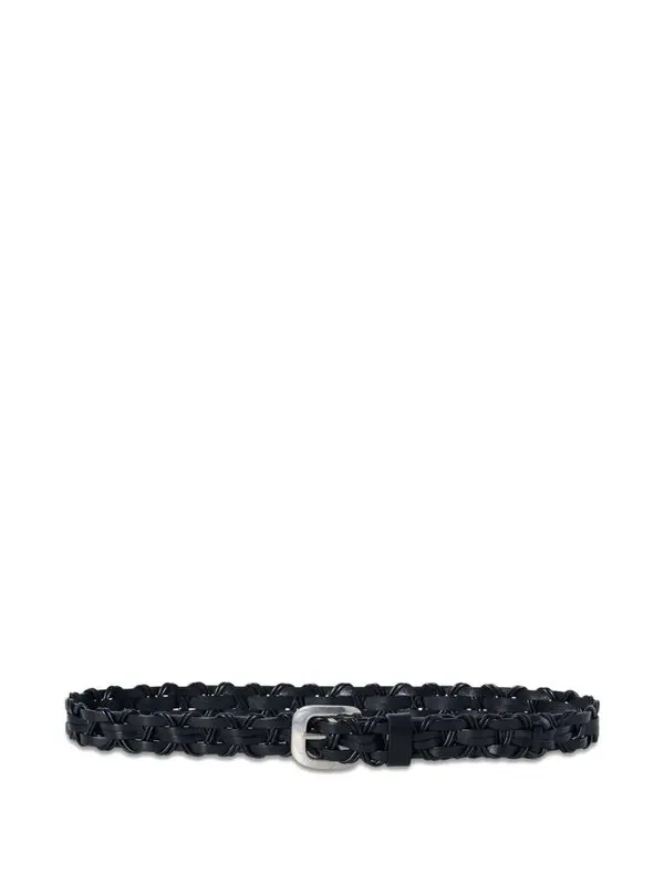 THE ROW Cord Vegan Leather Belt - Black
